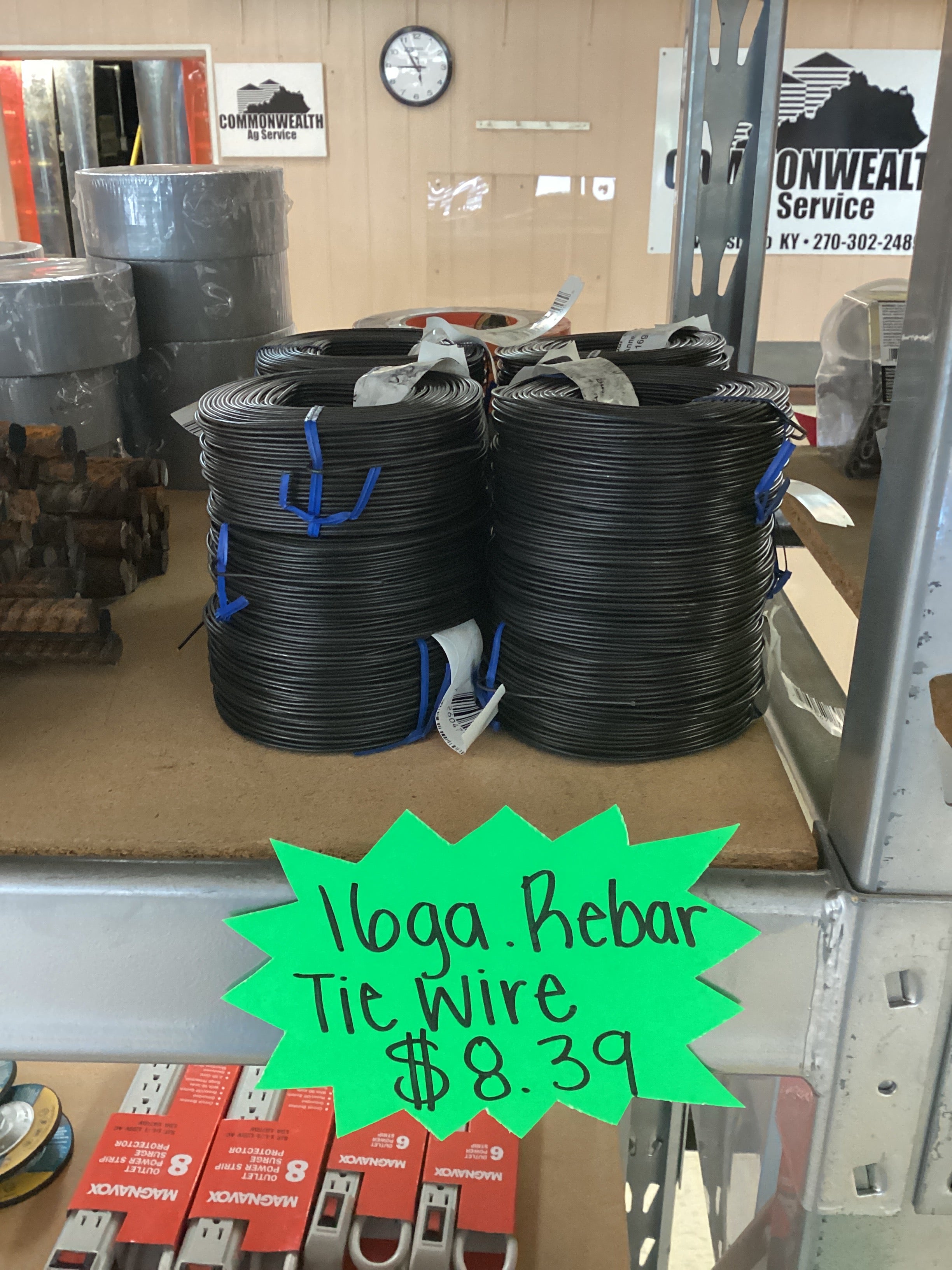 16 GA Rebar Tie Wire – Commonwealth Central Supply